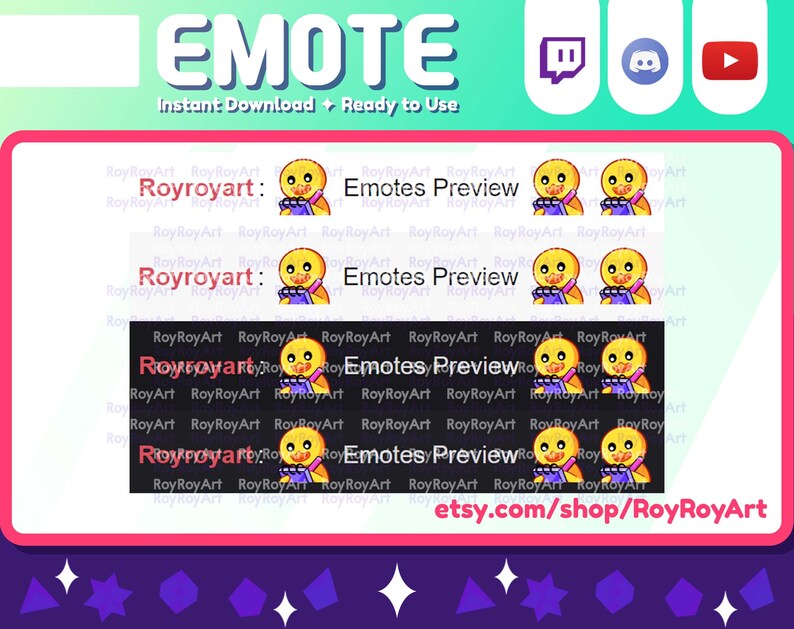 Twitch Emote Cute Yellow Duck Emote Taking Notes / Stream - Etsy