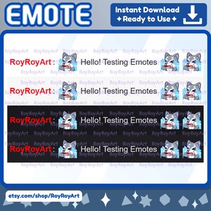 Twitch Emote Lobo gris llorando triste / Sub Emoji Discord Kick - Etsy ...