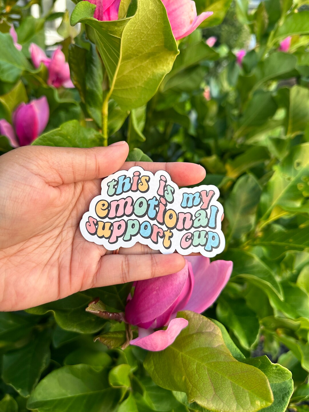 Emotional Support Cup, Flexible Magnet, 40oz Tumbler, Cup Magnet, Gift ...