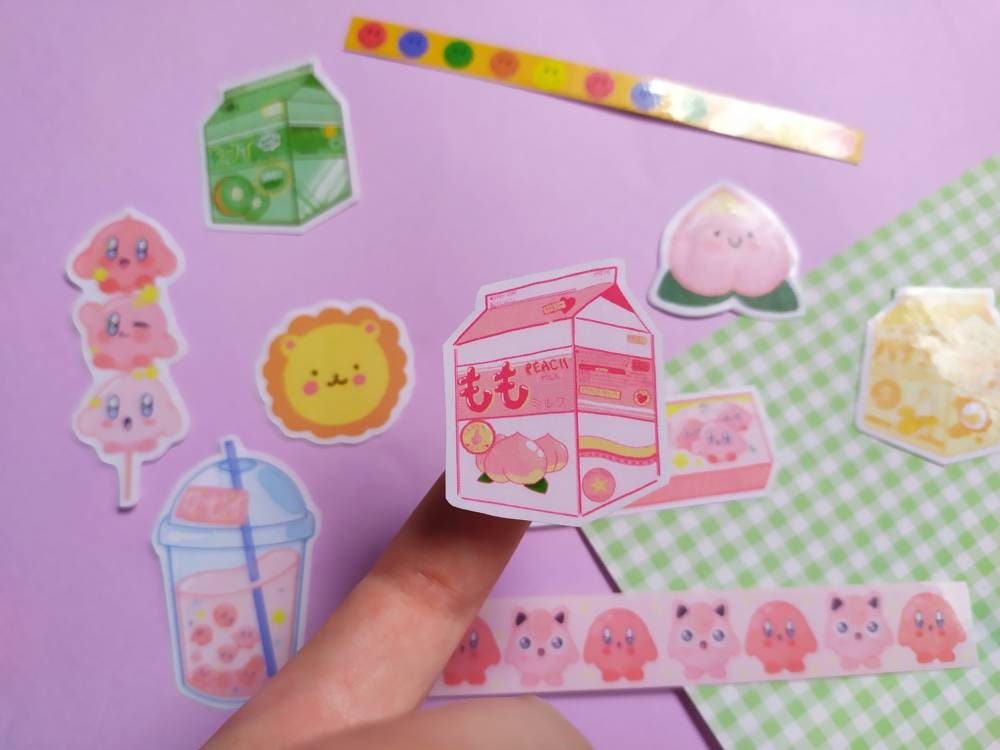 Mini journal sticker set | Etsy