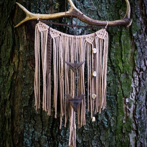 Pagan Macrame Dark Boho Cottagecore Wall Hanging Slavic - Etsy
