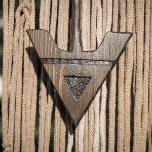 Pagan Macrame Dark Boho Cottagecore Wall Hanging, Slavic Pagan ...