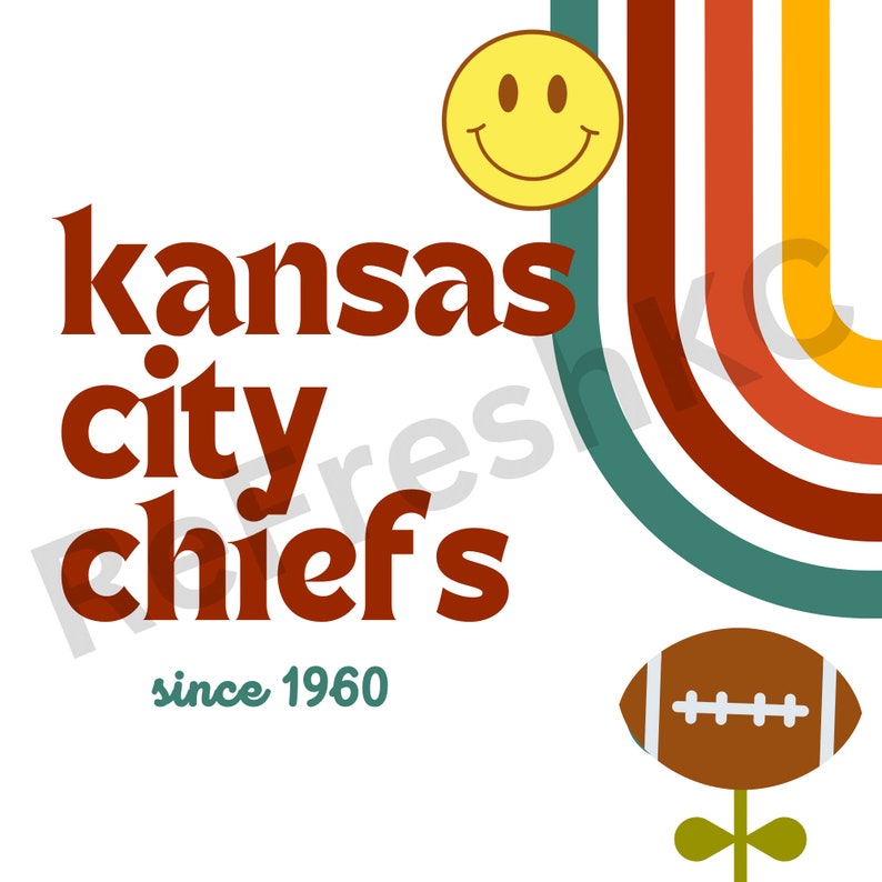 Vintage Retro Kansas City Design, SVG, PNG, Kansas City Football, Kc Ch ...