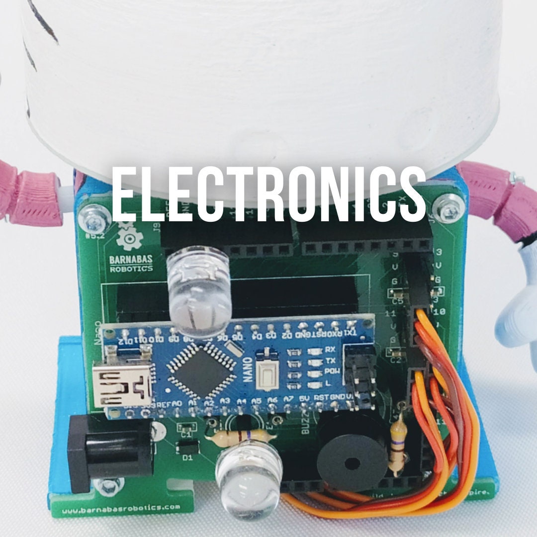 Custom 3-D Printed STEM STEAM Robot Kit to Learn Arduino Coding ...