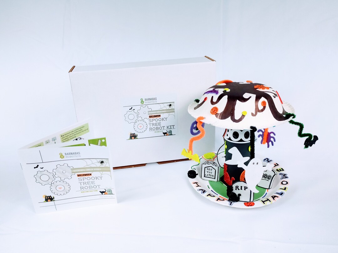 Halloween Spooky Tree Robot: Craft Tinker Kit for Kids (ages 6-10) - Etsy