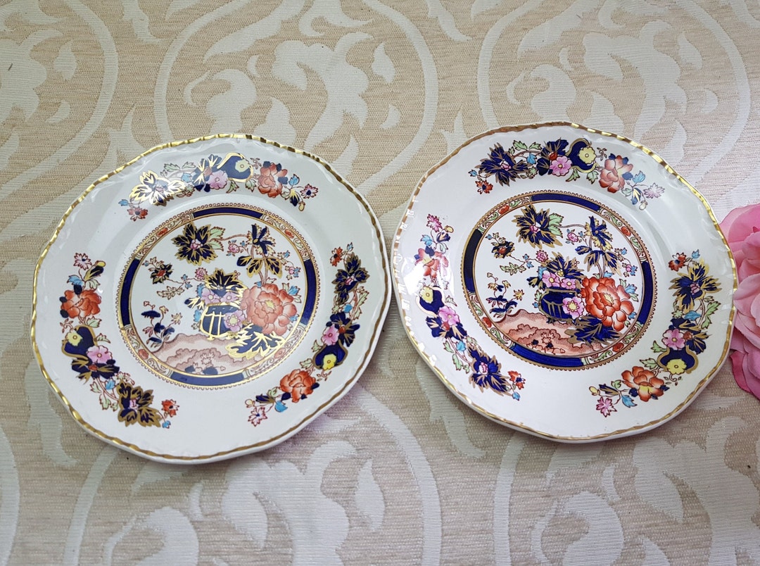 Vintage Masons Ironstone Mandarin Side Plates 17 Cm X 2 - Etsy