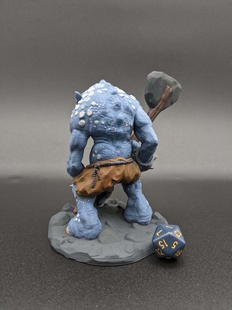 Hand Painted FDM Cave Troll Miniature Tabletop RPG Dnd Mini - Etsy