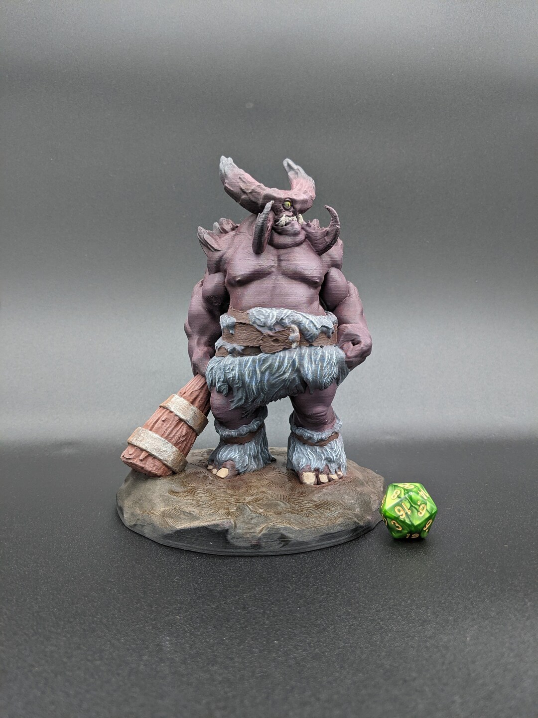 Hand Painted FDM Demonic Cyclops Miniature Tabletop RPG Dnd Mini D&D ...