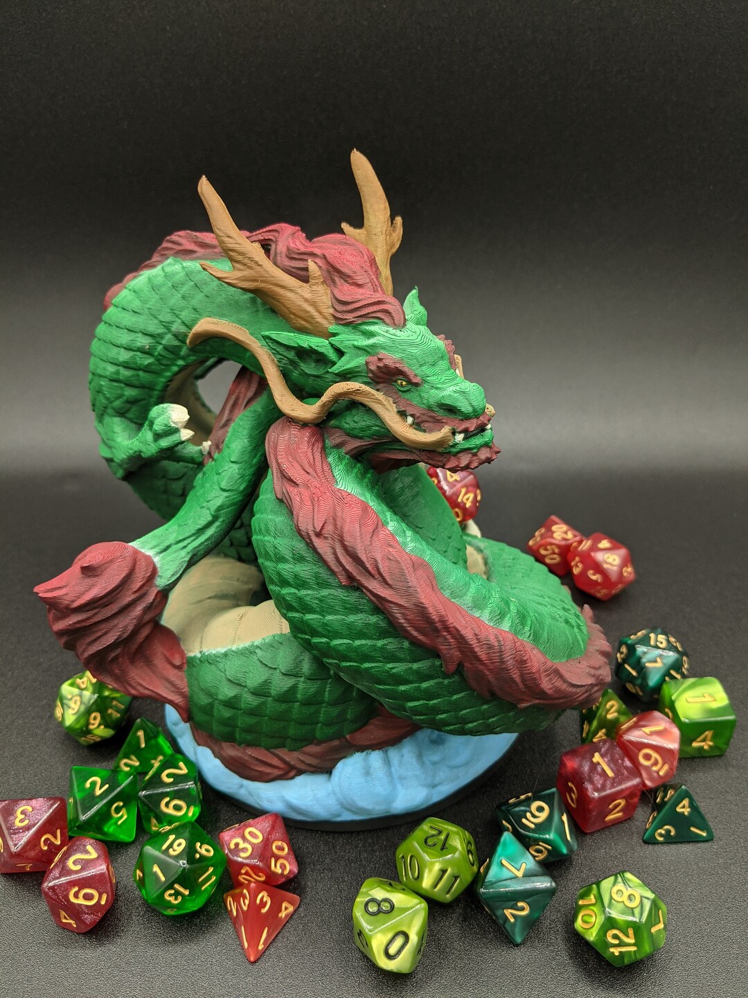 Hand Painted FDM Ancient Dragon Miniature Tabletop RPG Dnd Mini D&D ...