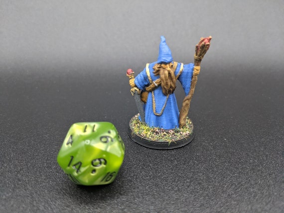 Hand Painted Human Wizard Tabletop RPG Dnd Mini D&D - Etsy