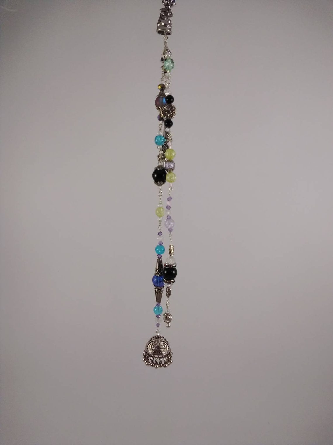 Rear View Mirror Necklace With Tanzanite Beadsthis Suncatcher's Got It ...