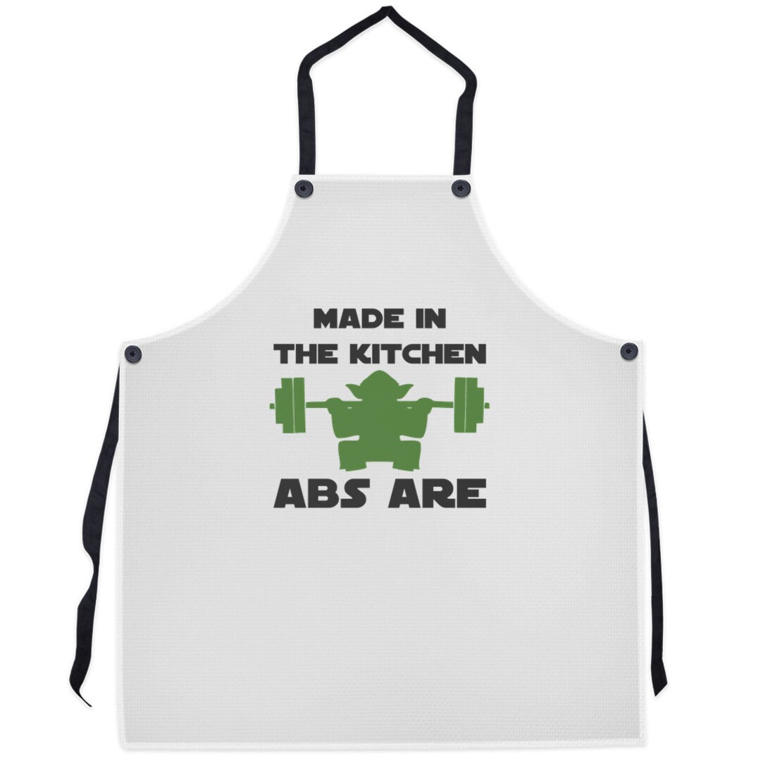 Star Wars Yoda Fitness Apron,yoda Squat Abs Are Made in the Kitchen ...