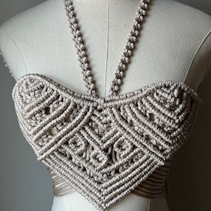 Akira Macrame Corset - Etsy