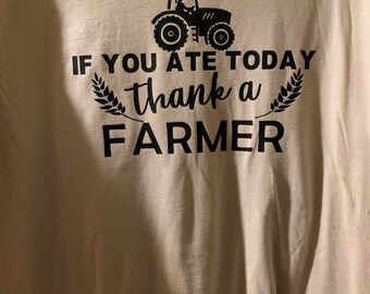 Thank a Farmer Shirt - Etsy