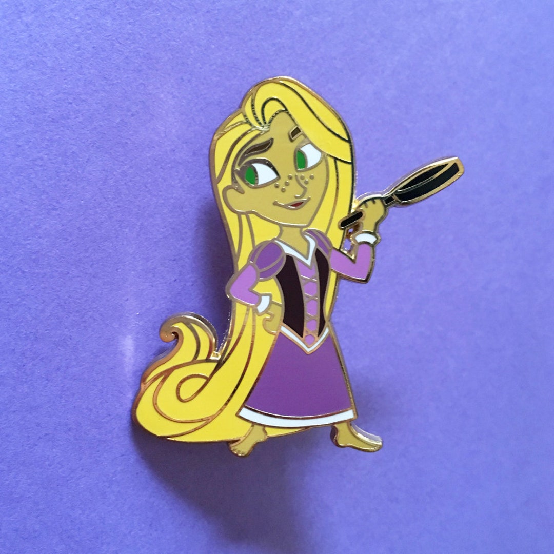 Rapunzel Hard Enamel Pin - Etsy