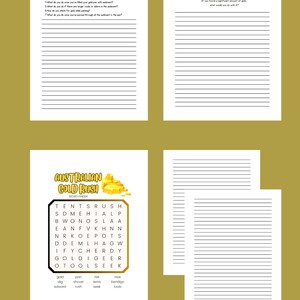 The Australian Gold Rush Study Pack, Reading Comprehension, Research ...