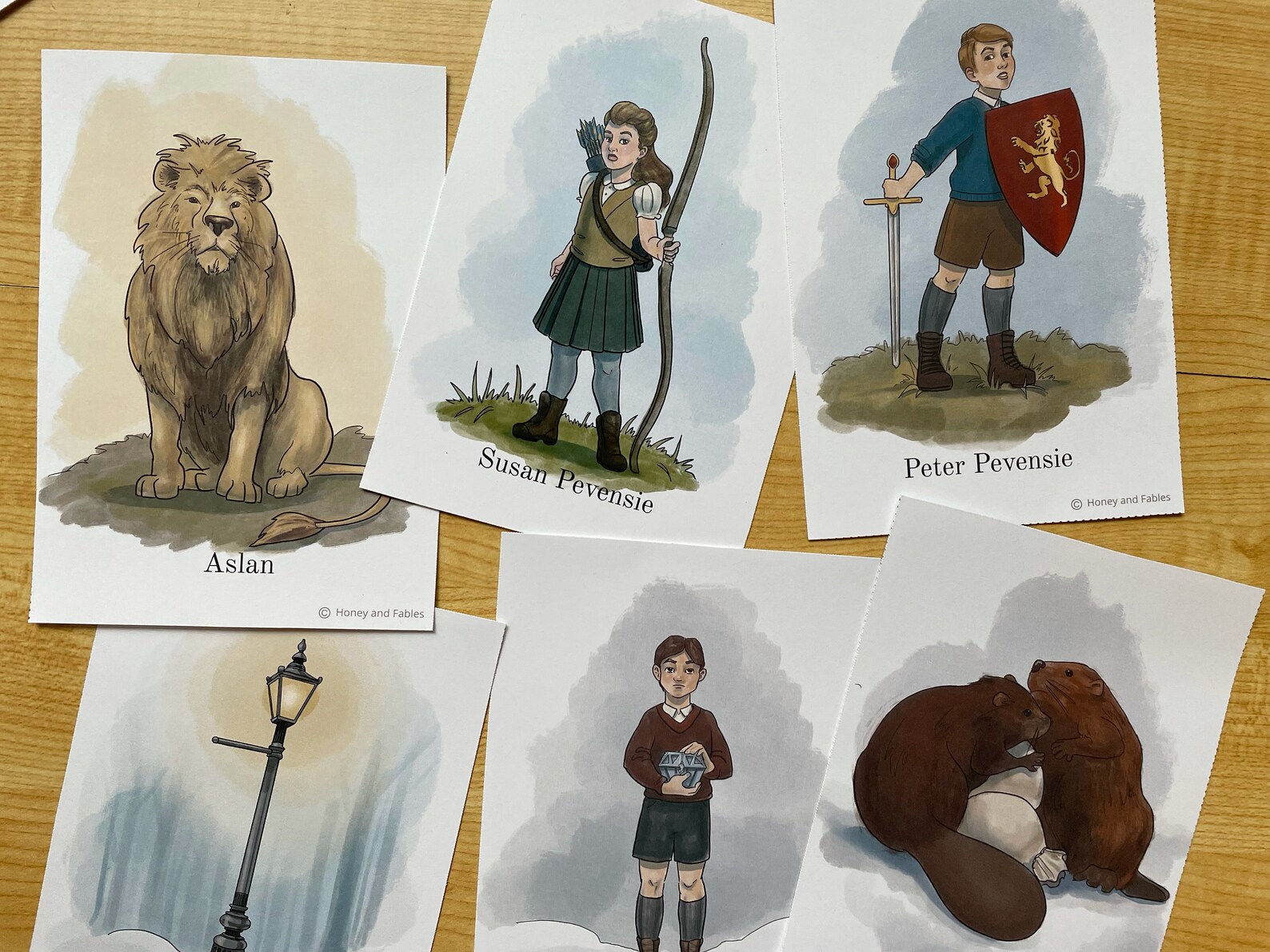 The Lion, the Witch and the Wardrobe Character Cards and Matching Game ...