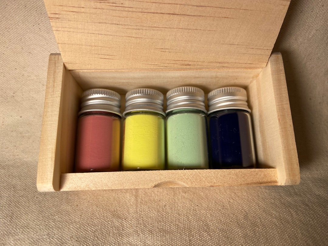 ANTIQUED Dry Pigment Assortment - Four 2-tsp Bottles - Etsy