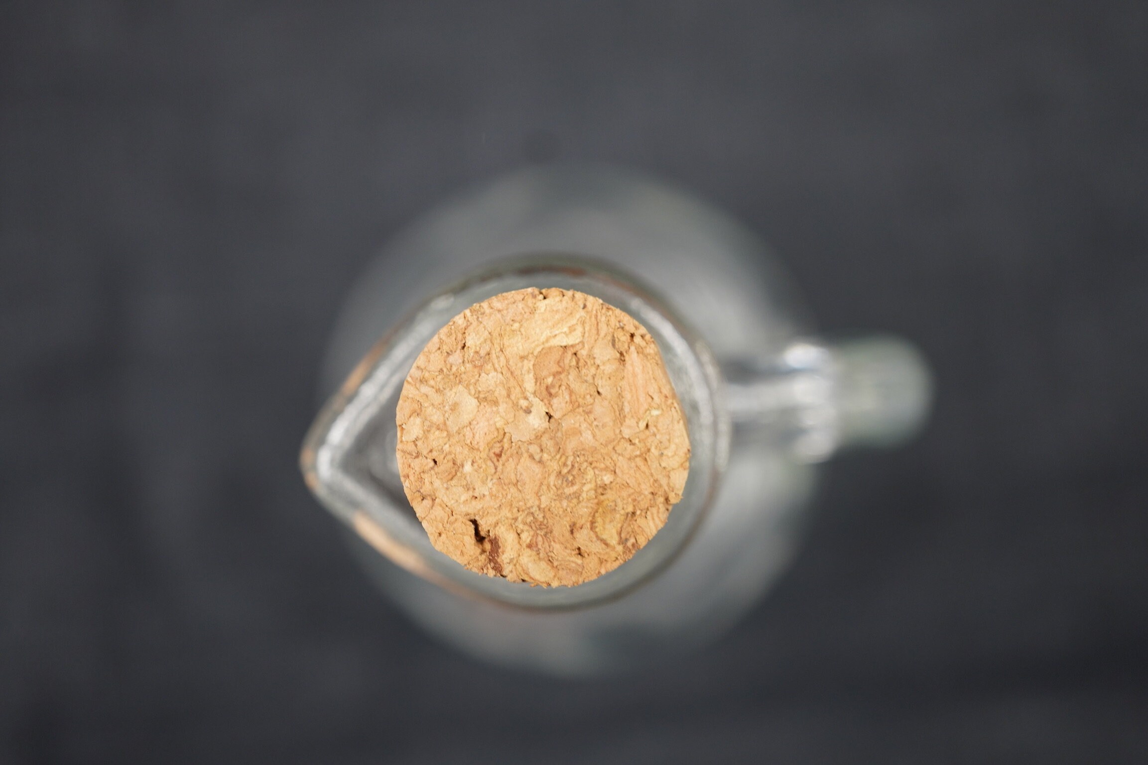 Small Glass Pitcher With Cork Stopper - 3.5 Oz ( 100 Ml ) Dispenser ...