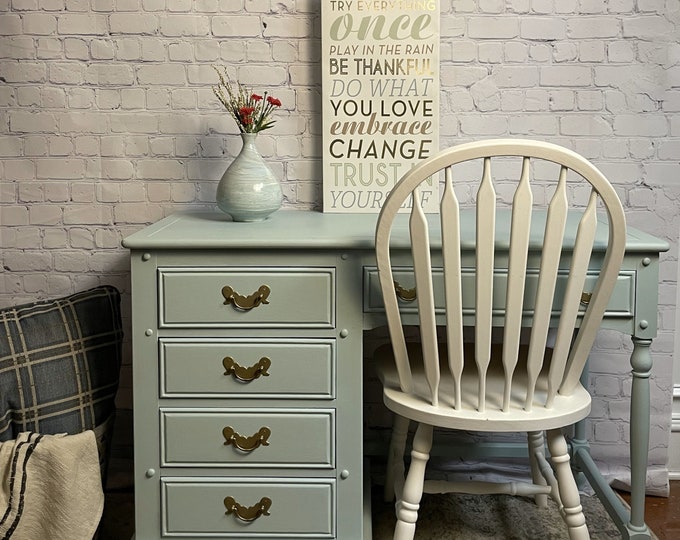 Vintage Link & Taylor Desk With Chair (SHIPPING NOT FREE - Please See ...