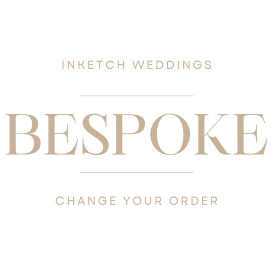 Bespoke - If You Want to Change, Add or Redesign - Please Get in Touch ...