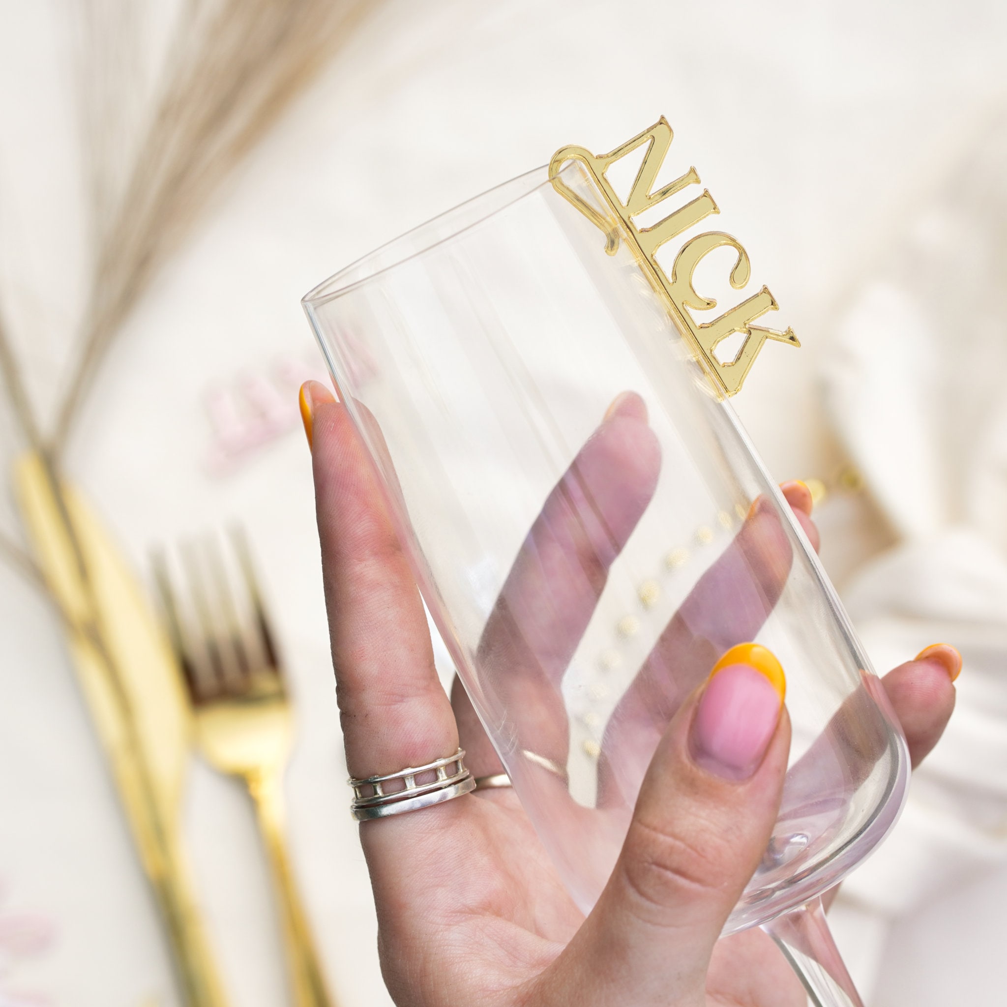 Wedding Name Tags Cocktail Topper Tags Wedding Favour Place - Etsy UK