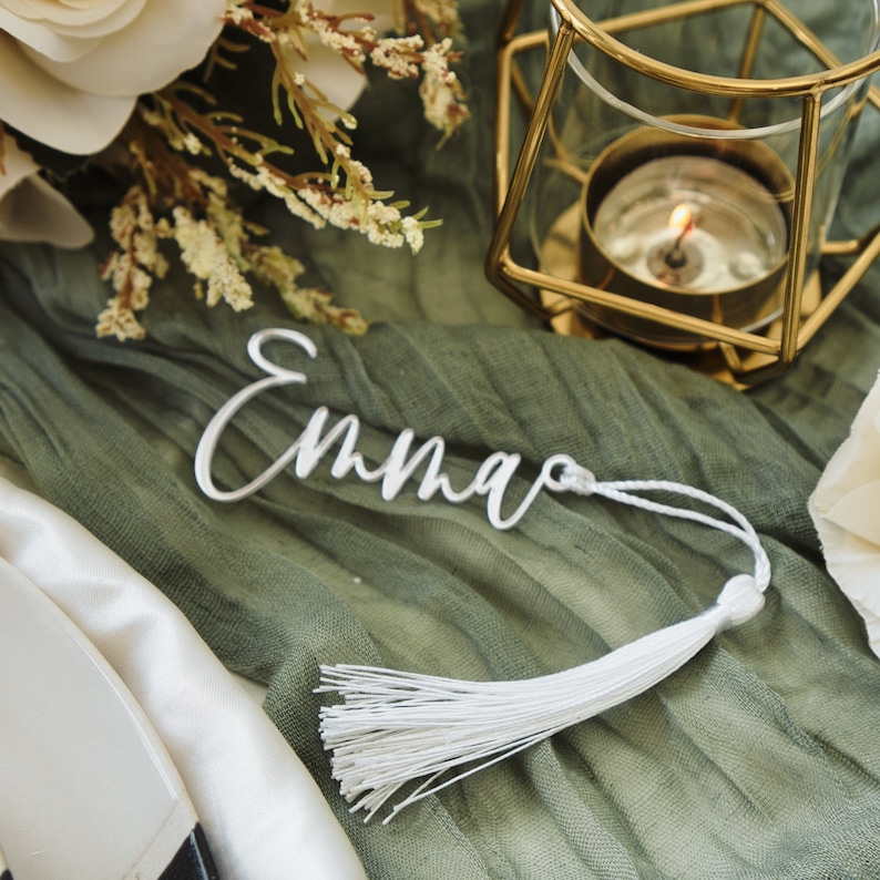 Unique Place Cards Wedding Place Name Tags Place Setting Wedding Favour ...