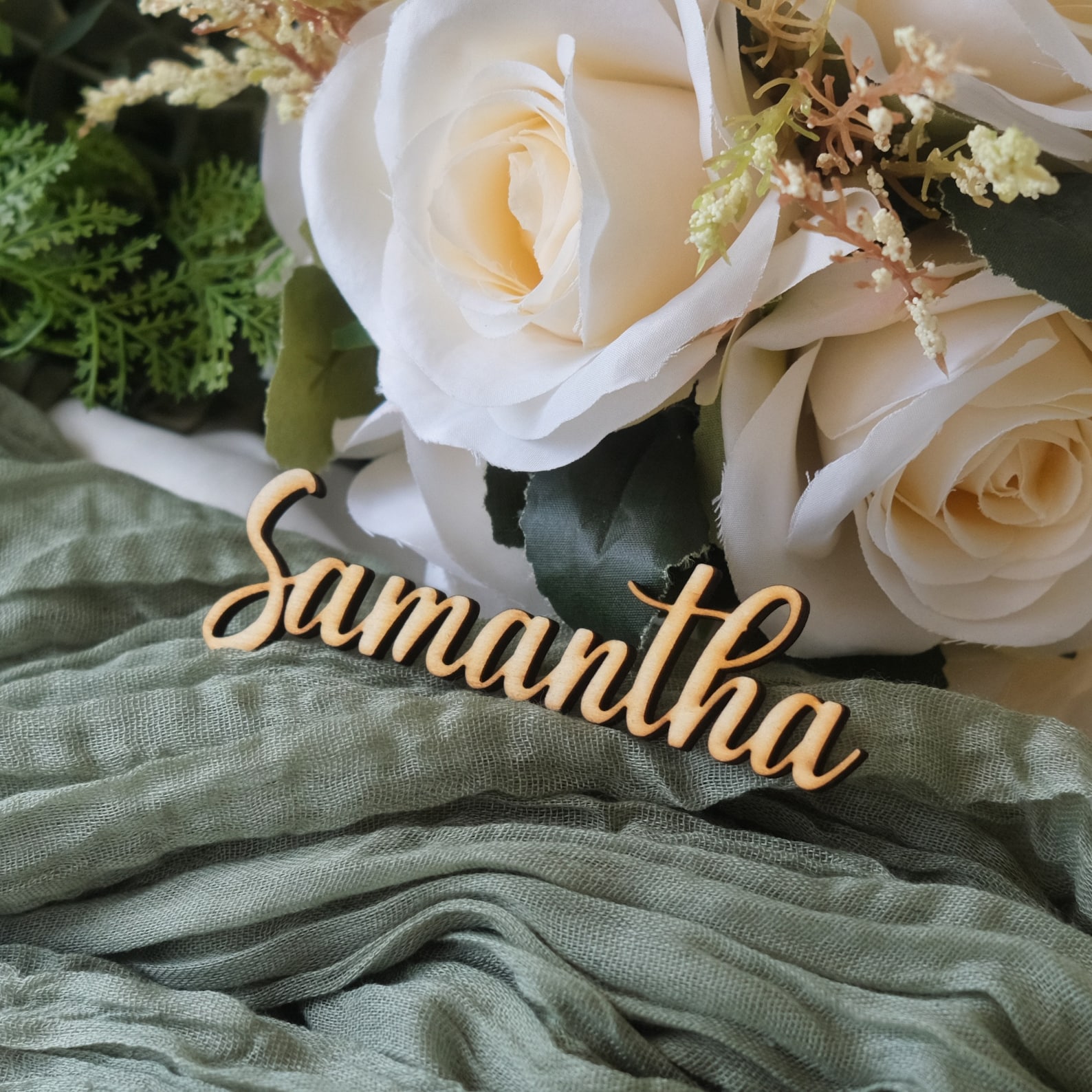 Wooden Place Names Wedding Name Tags Rustic Place Setting Wedding ...
