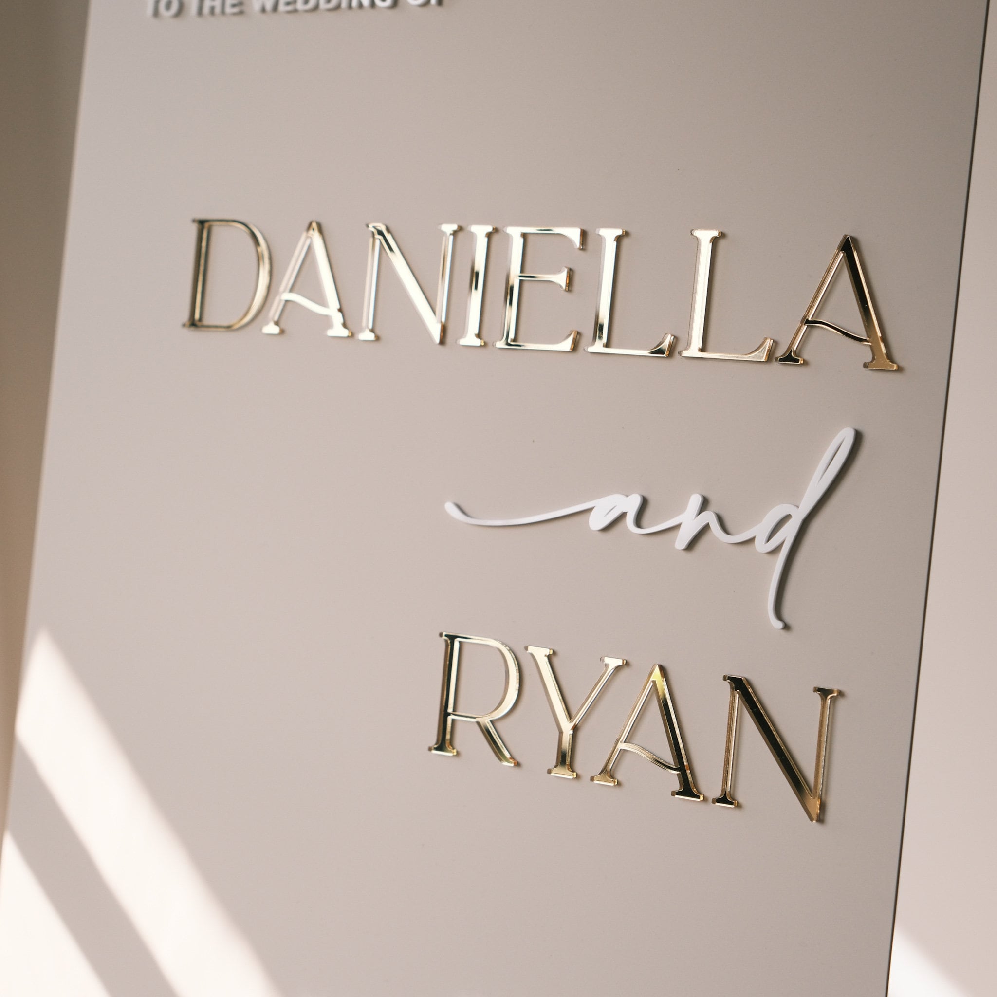 Acrylic Wedding Welcome Sign Wedding Decorations Welcome to Our Wedding ...