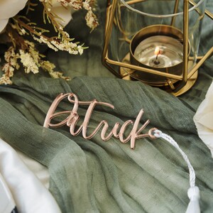 Unique Place Cards Wedding Place Name Tags Place Setting Wedding Favour ...