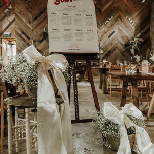 Western Wedding Table Plan Seating Chart | Wedding Seating Plan | Table ...