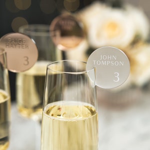 Champagne Escort Cards Wedding Name Card Table Plan Seating Chart Ideas ...