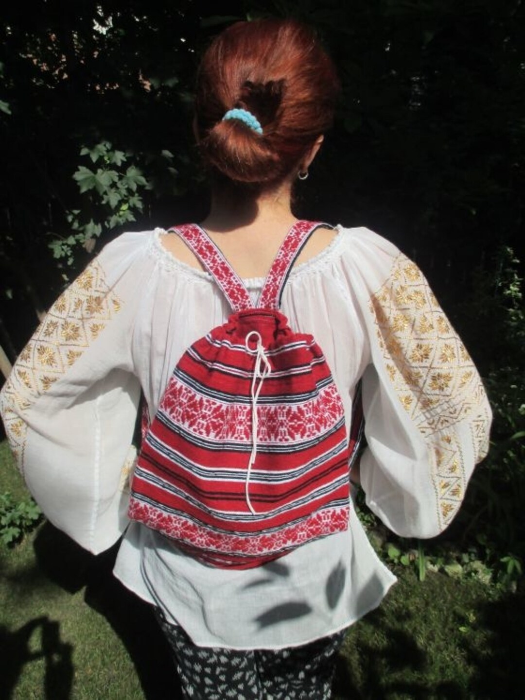 Vintage Style European romania BACKPACK handbag Pouch - Etsy