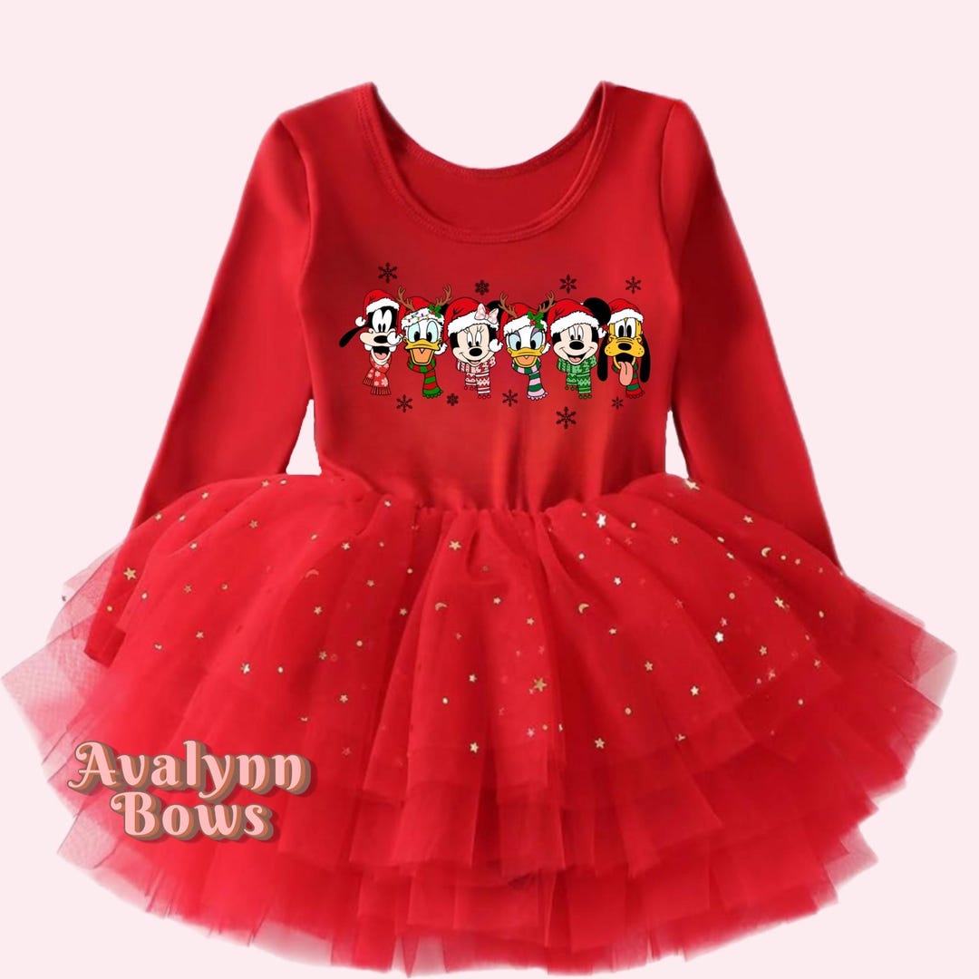 Christmas Mickey Minnie Tutu, Princesses Dress, Leotard Tutu, Disney ...