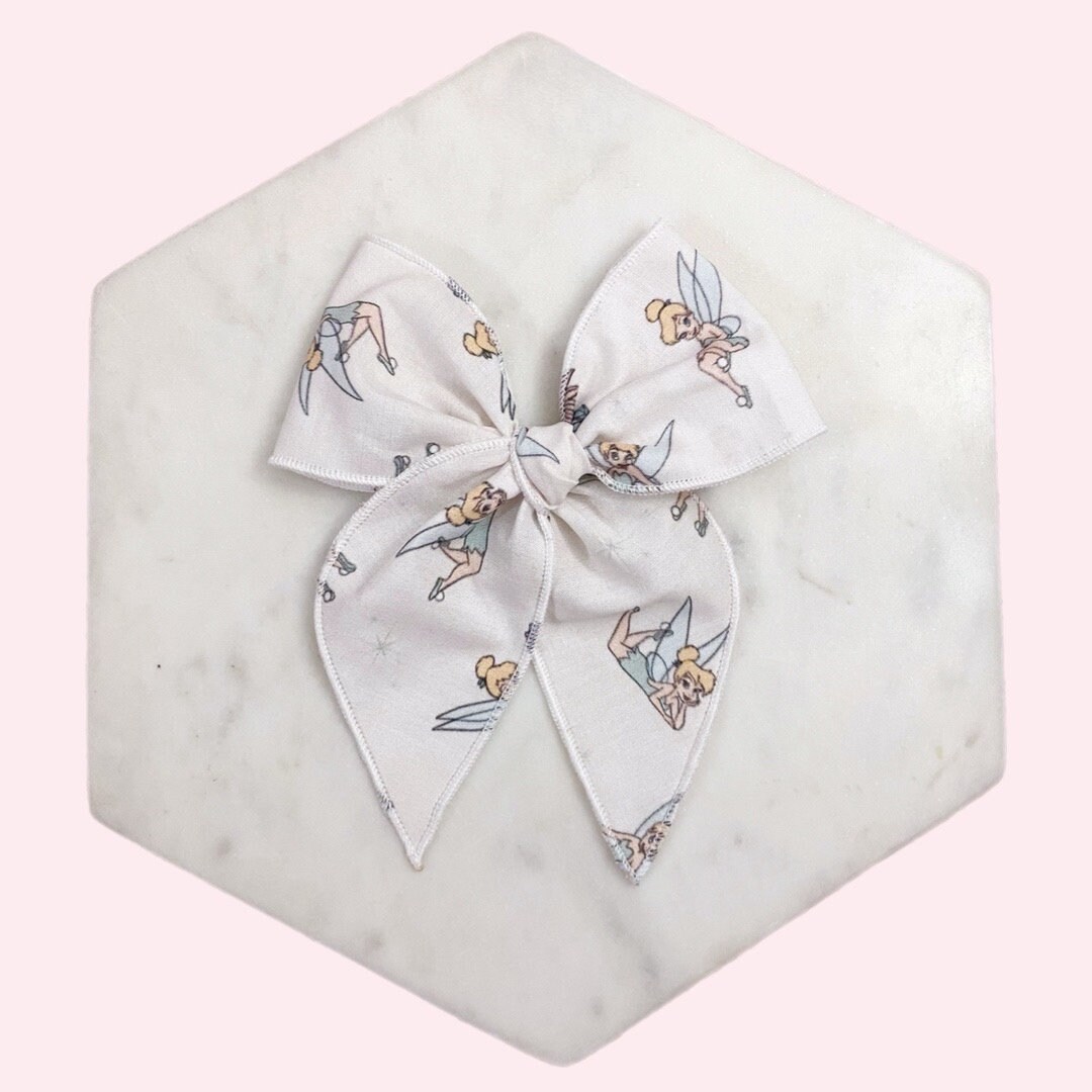 Tinker Bell Hair Bow Disney Bow Disney Parks Bow Olaf Bow - Etsy