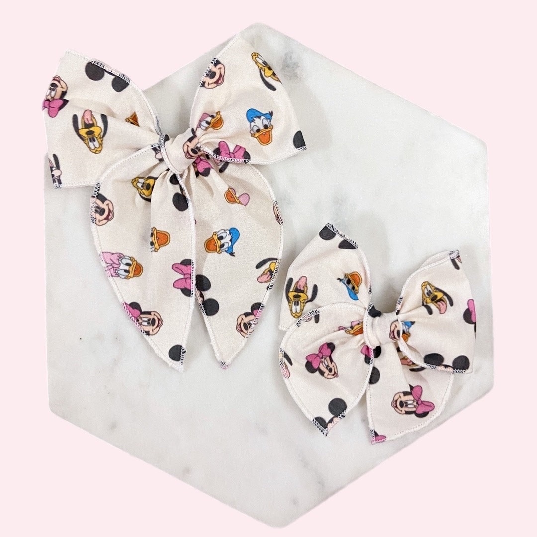 Minnie Mouse Mickey Mouse Hair Bow, Disney Bow, Disney Parks Bow ...