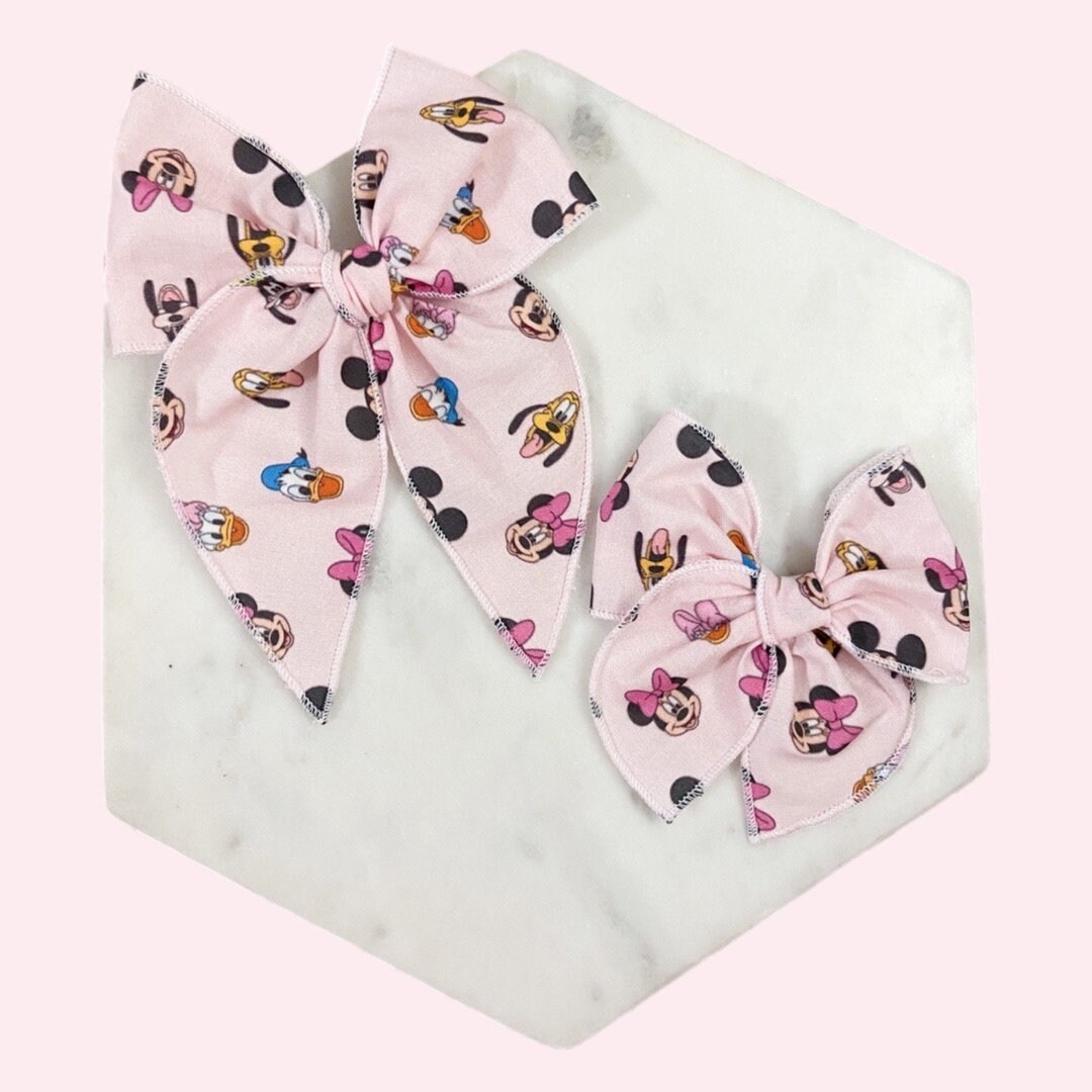 Minnie Mouse Mickey Mouse Hair Bow, Disney Bow, Disney Parks Bow ...