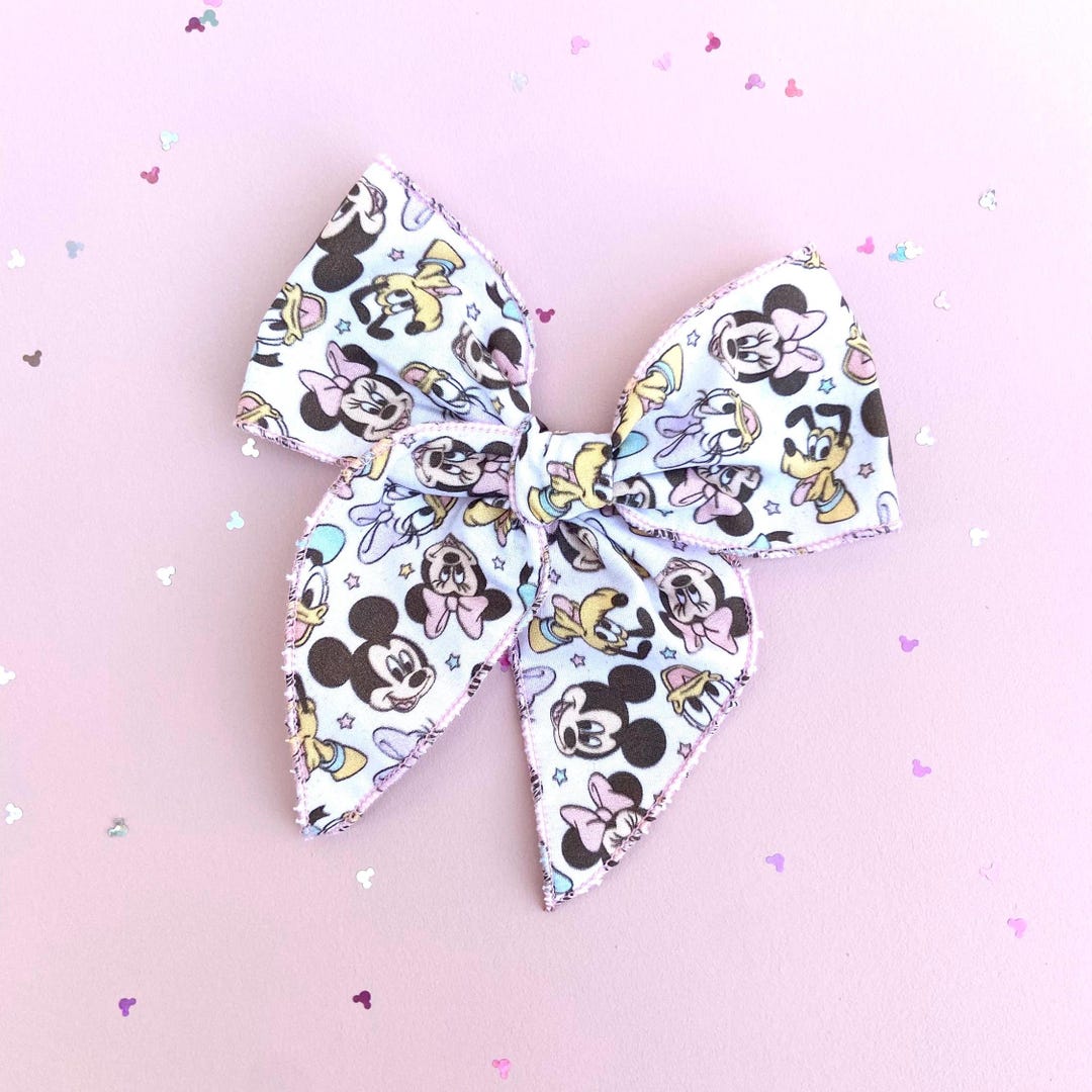 Mickey Mouse Hair Bow, Disney Bow, Disney Parks Bow, Baby Bow, Hair ...