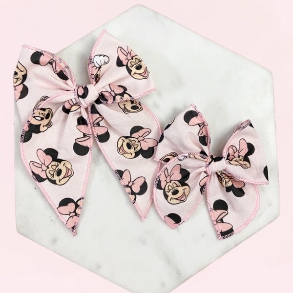 Minnie Mouse Hair Bow - Etsy