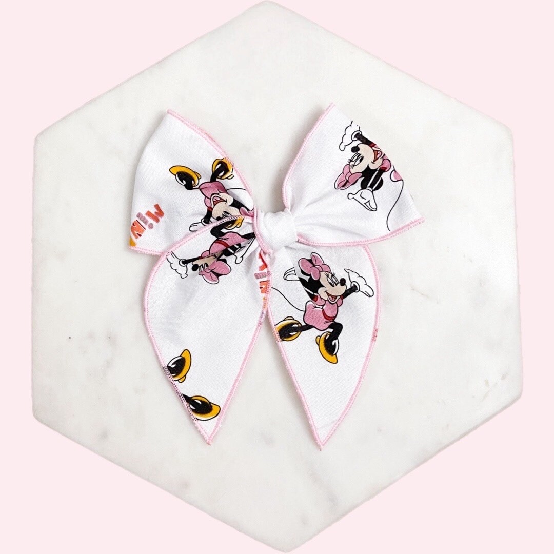 Minnie Mouse Hair Bow, Disney Bow, Disney Parks Bow, Baby Bow, Hair ...
