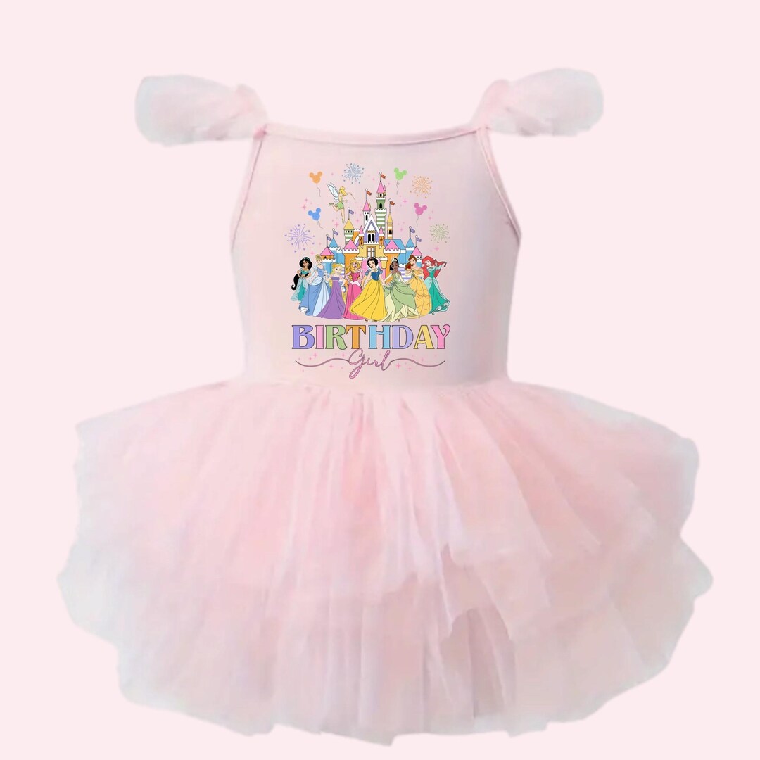 Disney Birthday Tutu, Princesses Dress, Cinderella Castle Dress, Tutu ...
