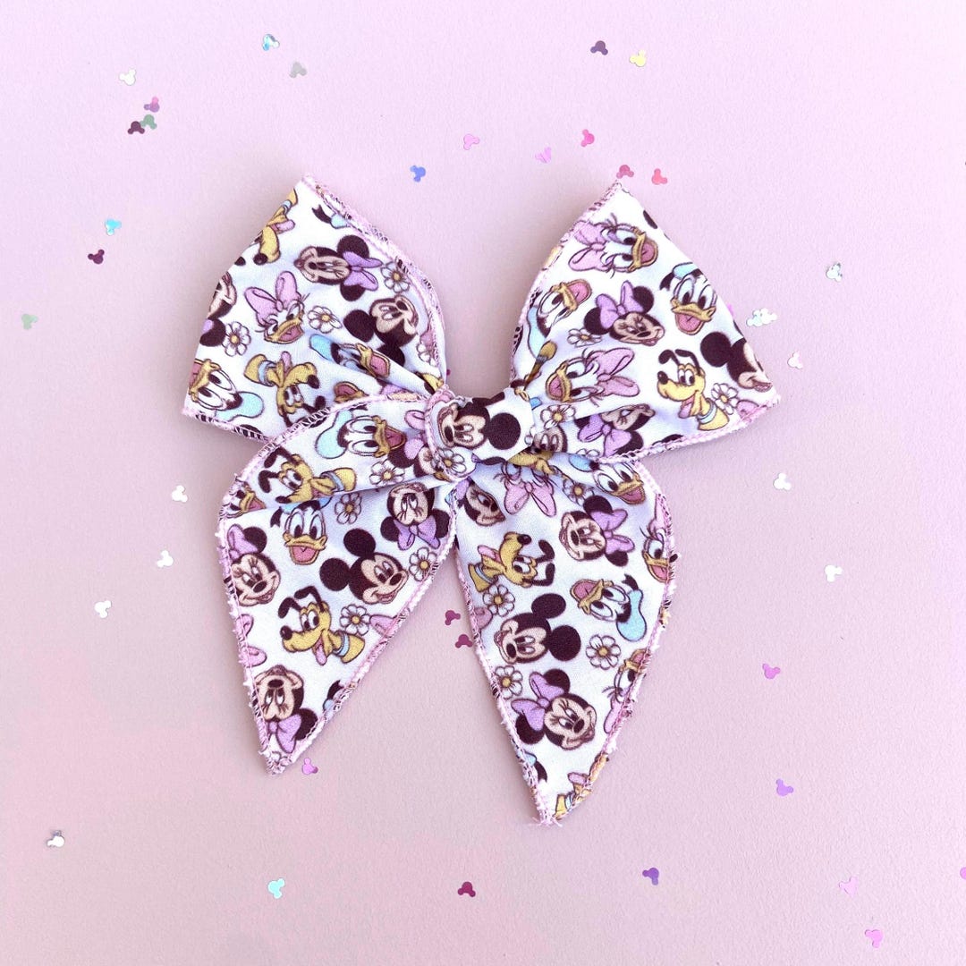Mickey Mouse Hair Bow, Disney Bow, Disney Parks Bow, Baby Bow, Hair ...
