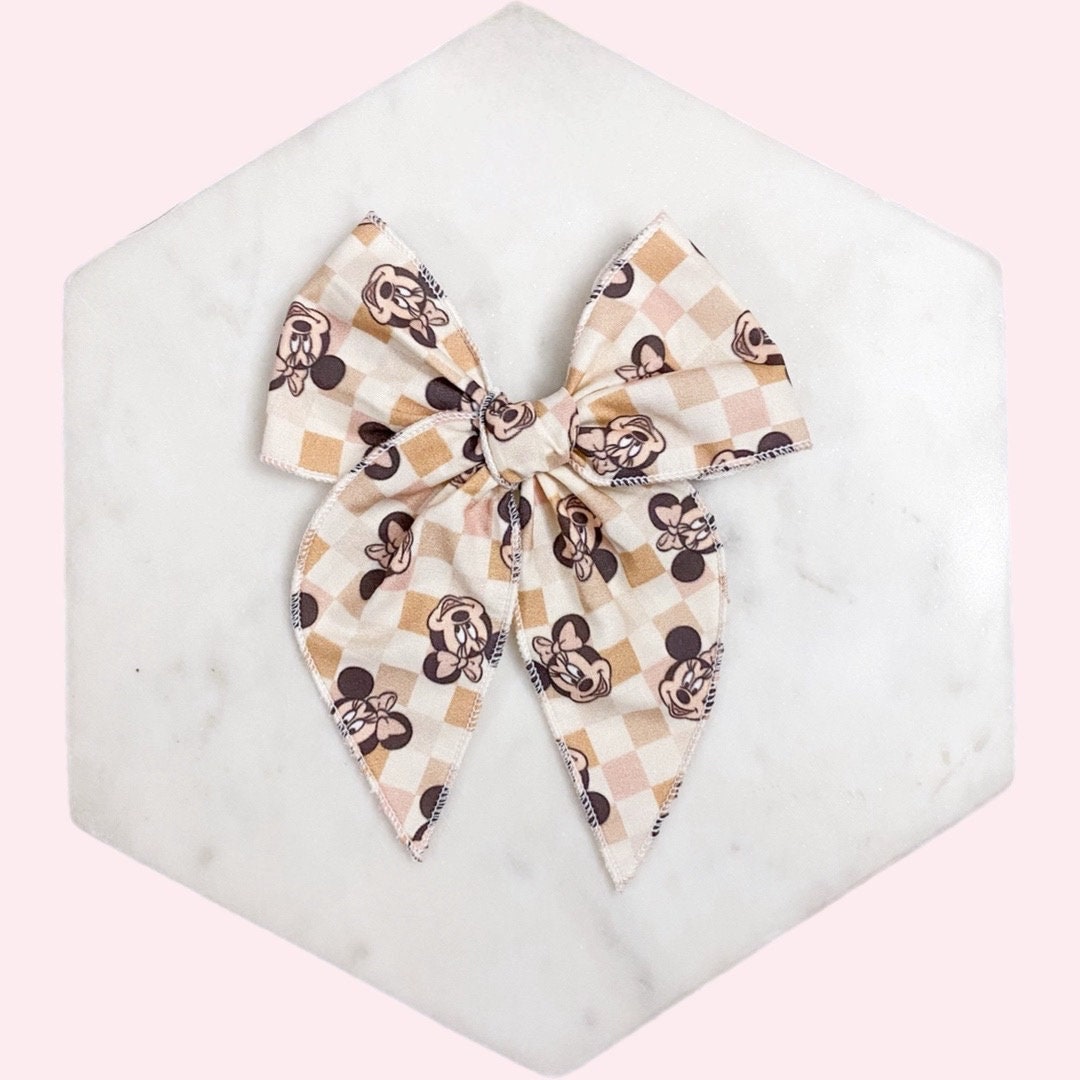 Minnie Mouse Hair Bow, Disney Bow, Disney Parks Bow, Minnie Bow, Baby ...