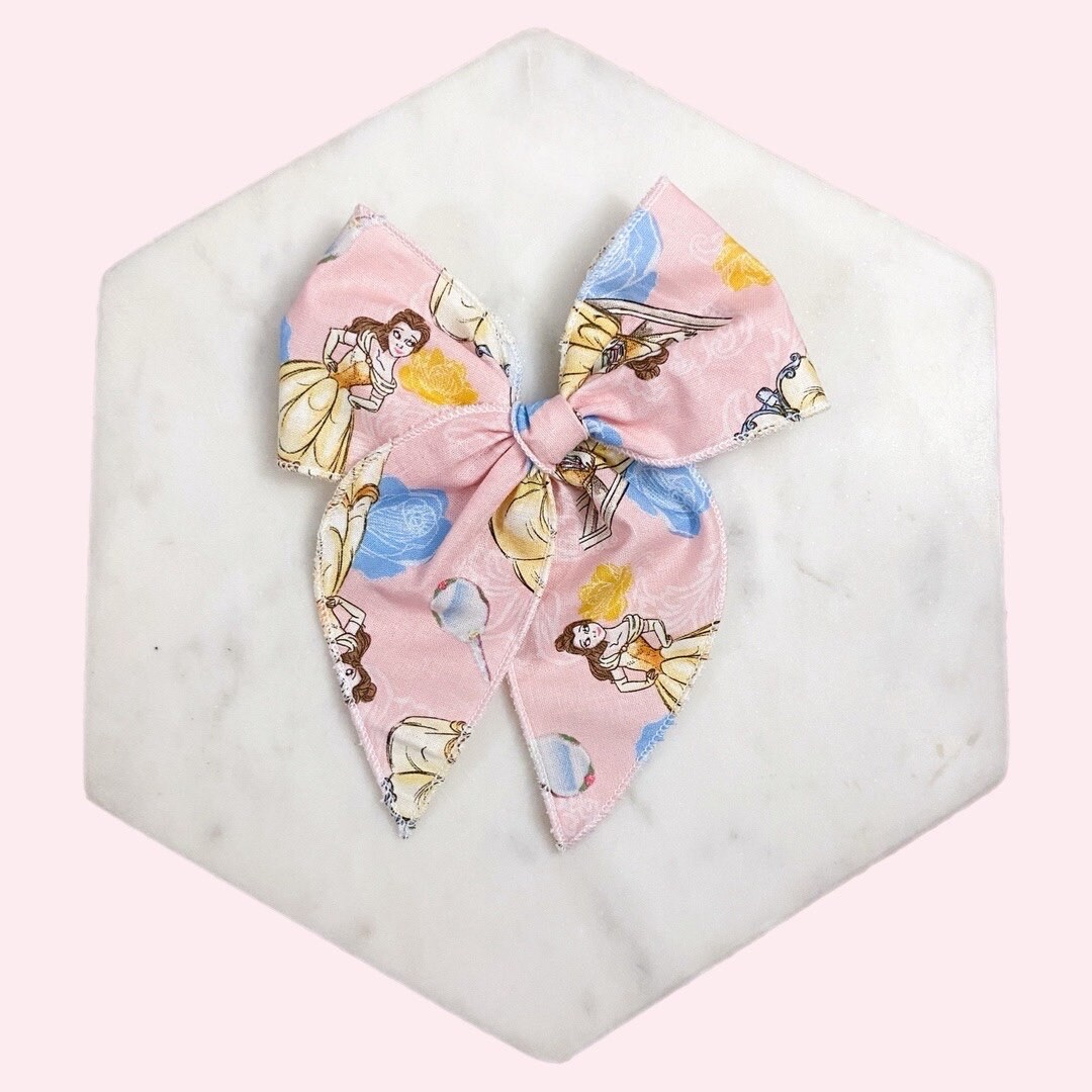 Princess Hair Bow, Disney Bow, Disney Parks Bow, Baby Bow, Hair Clip ...