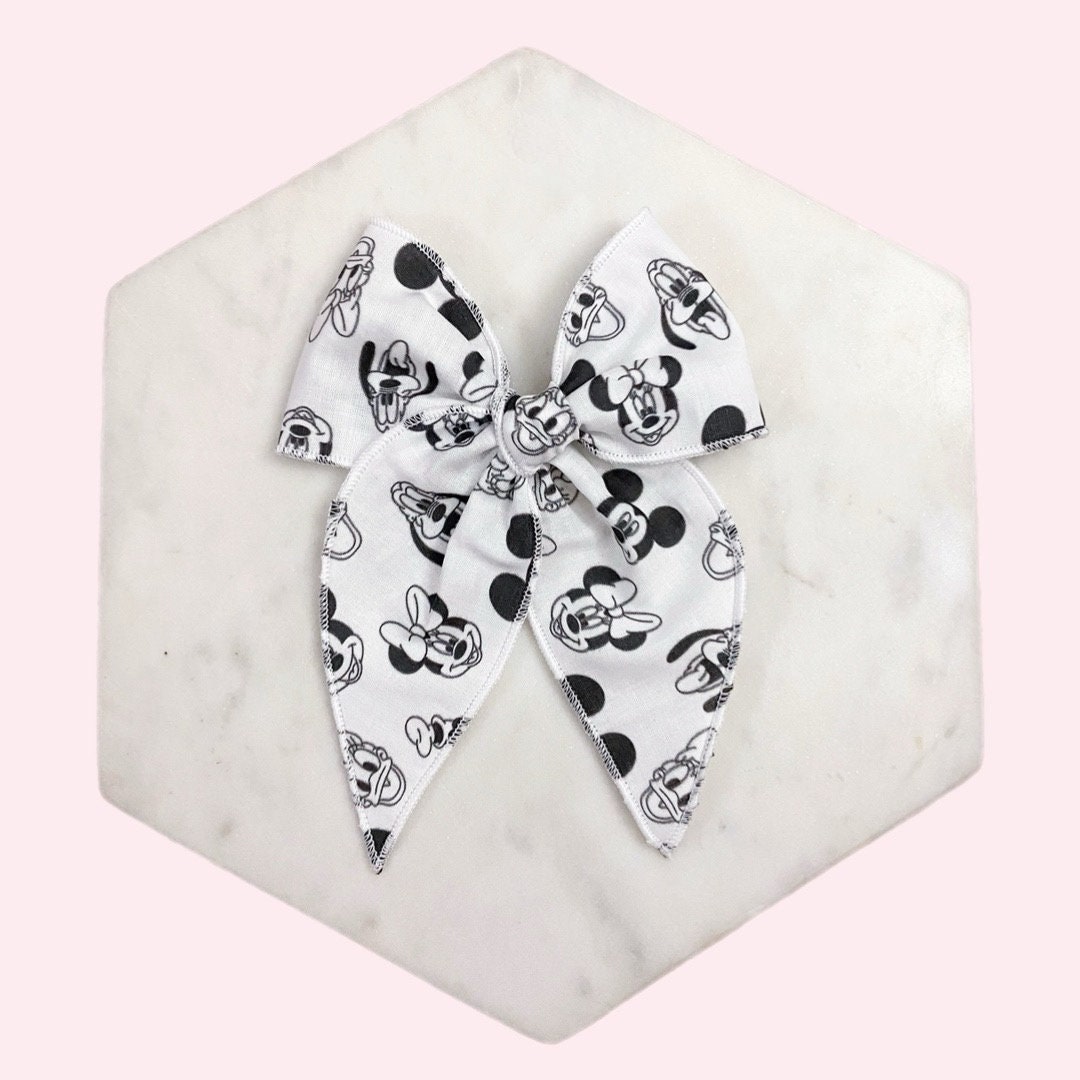 Mickey Mouse Hair Bow Disney Bow Disney Parks Bow Olaf Bow - Etsy