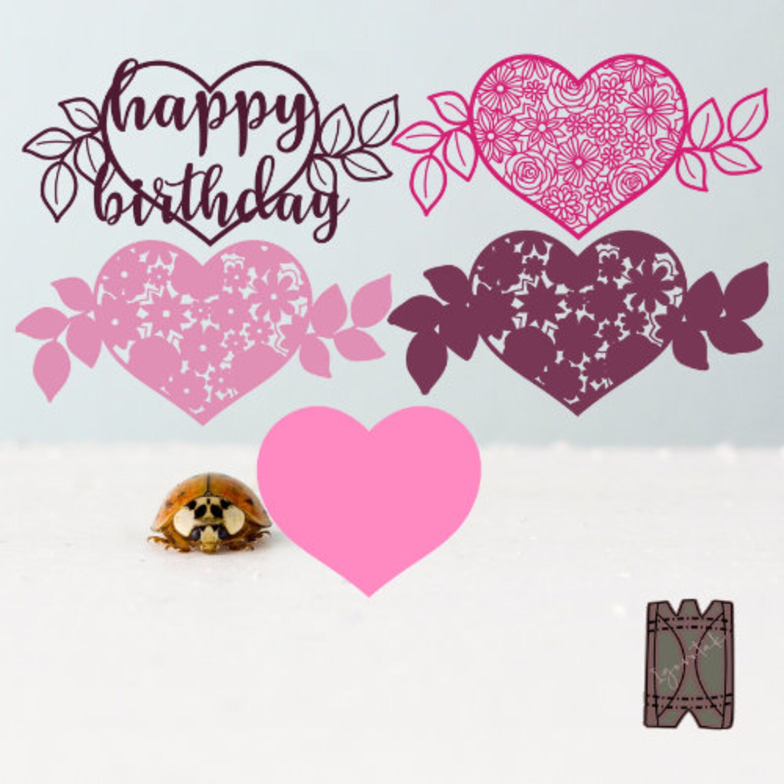 Happy Birthday 3D Layered SVG Cut File, Cake Topper Cut File, Cricut ...
