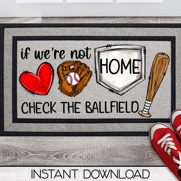 Baseball Door Decor - Etsy