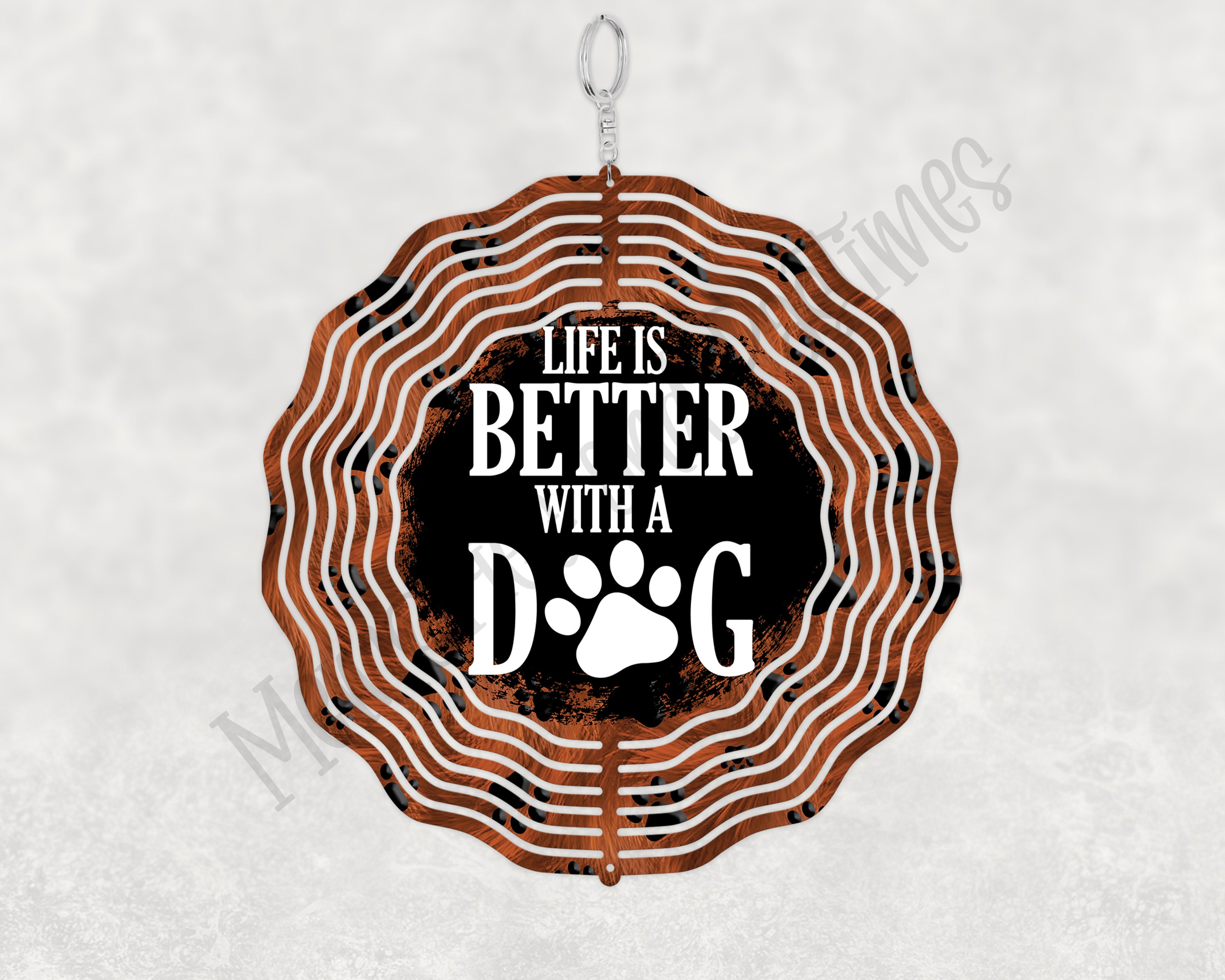 Dog Wind Spinner PNG Design, Sublimation Garden Art (digital Download ...