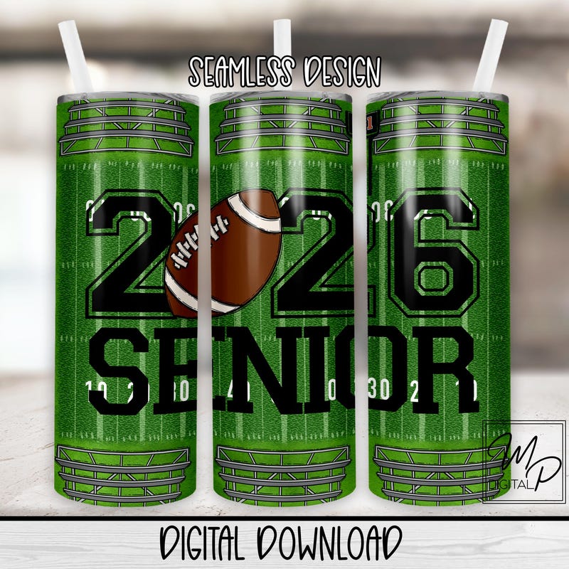 Football Tumbler - Etsy