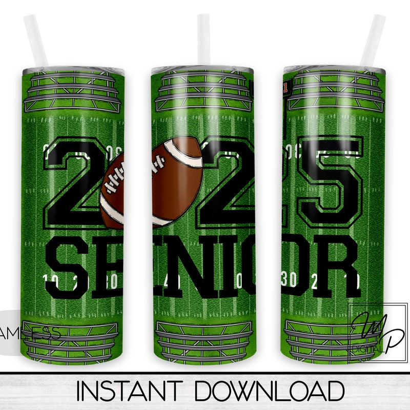 Football Tumbler - Etsy
